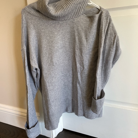 1. State | Sweaters | State Light Gray Turtleneck Sweater | Poshmark